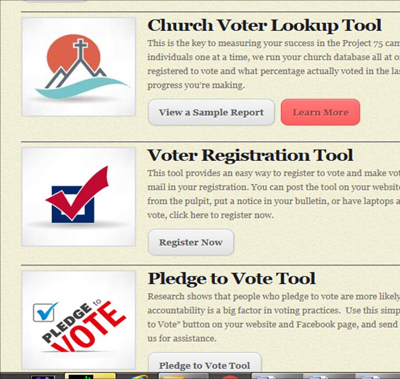 Tools/Resources – Make Your Vote Count